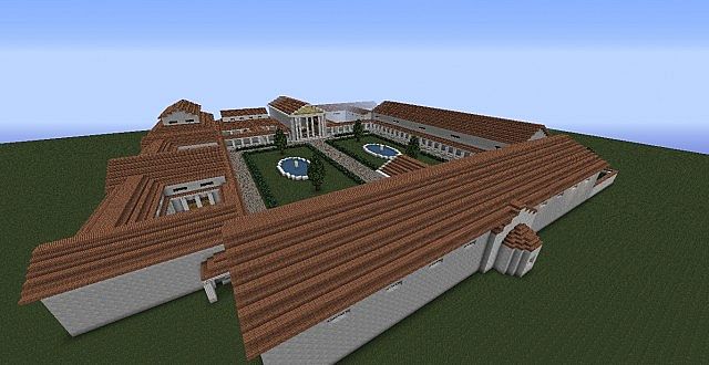 Roman Villa (Fishbourne Palace) Minecraft Map