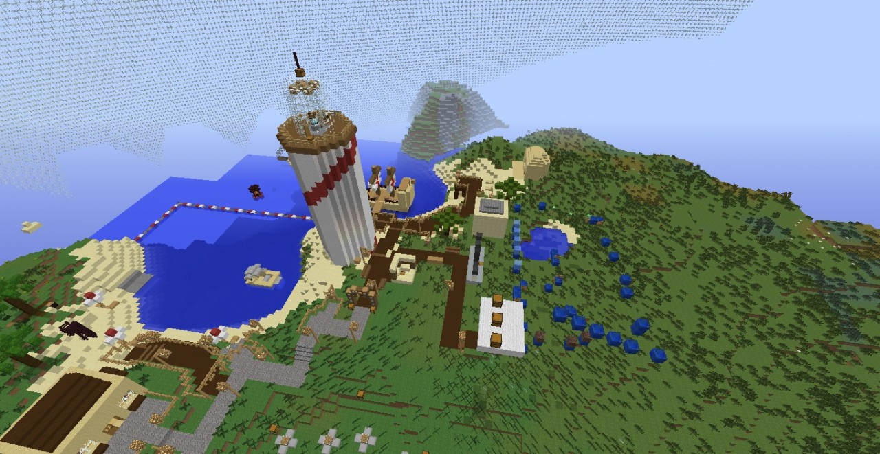 Survival Games-Beach Town Minecraft Map