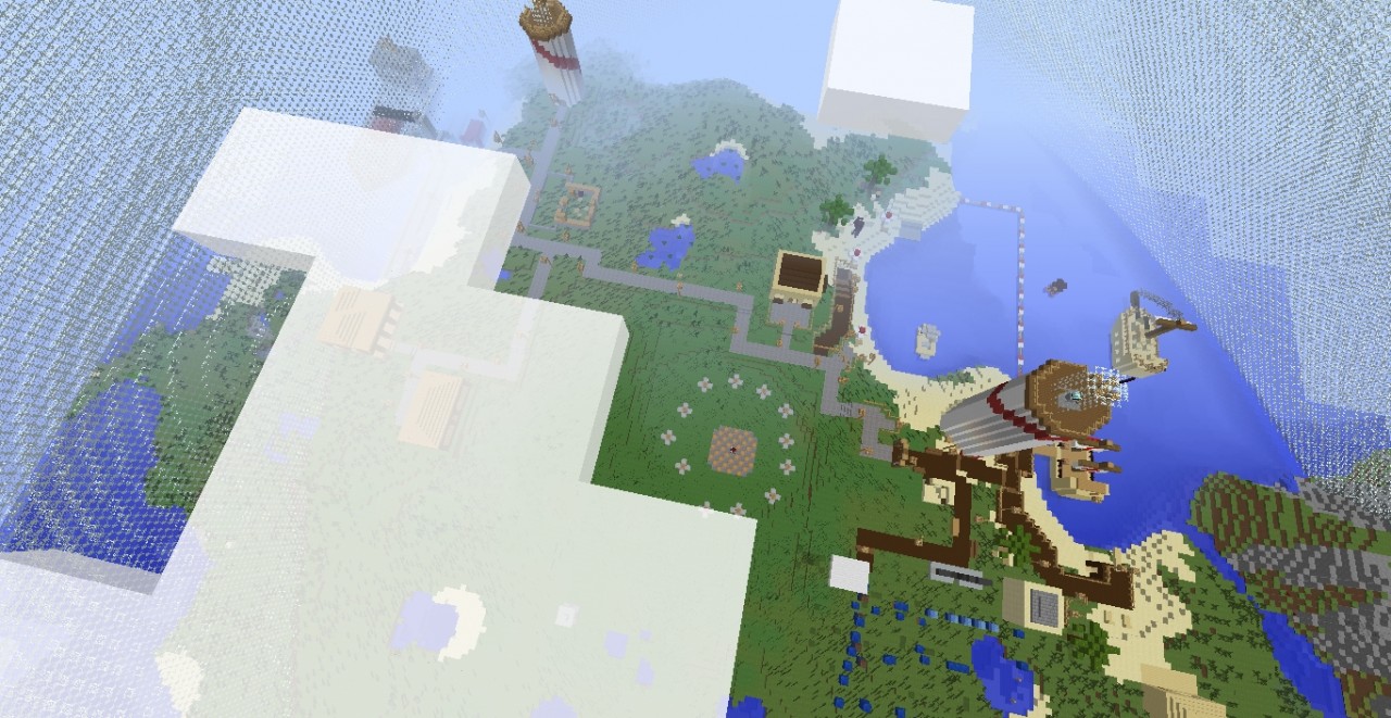 Survival Games-Beach Town Minecraft Map