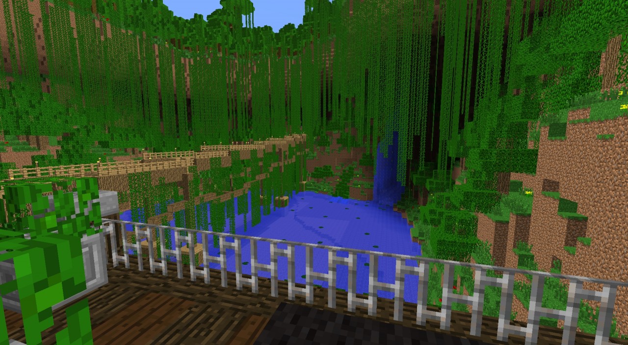 Small Custom Terrain! Minecraft Map