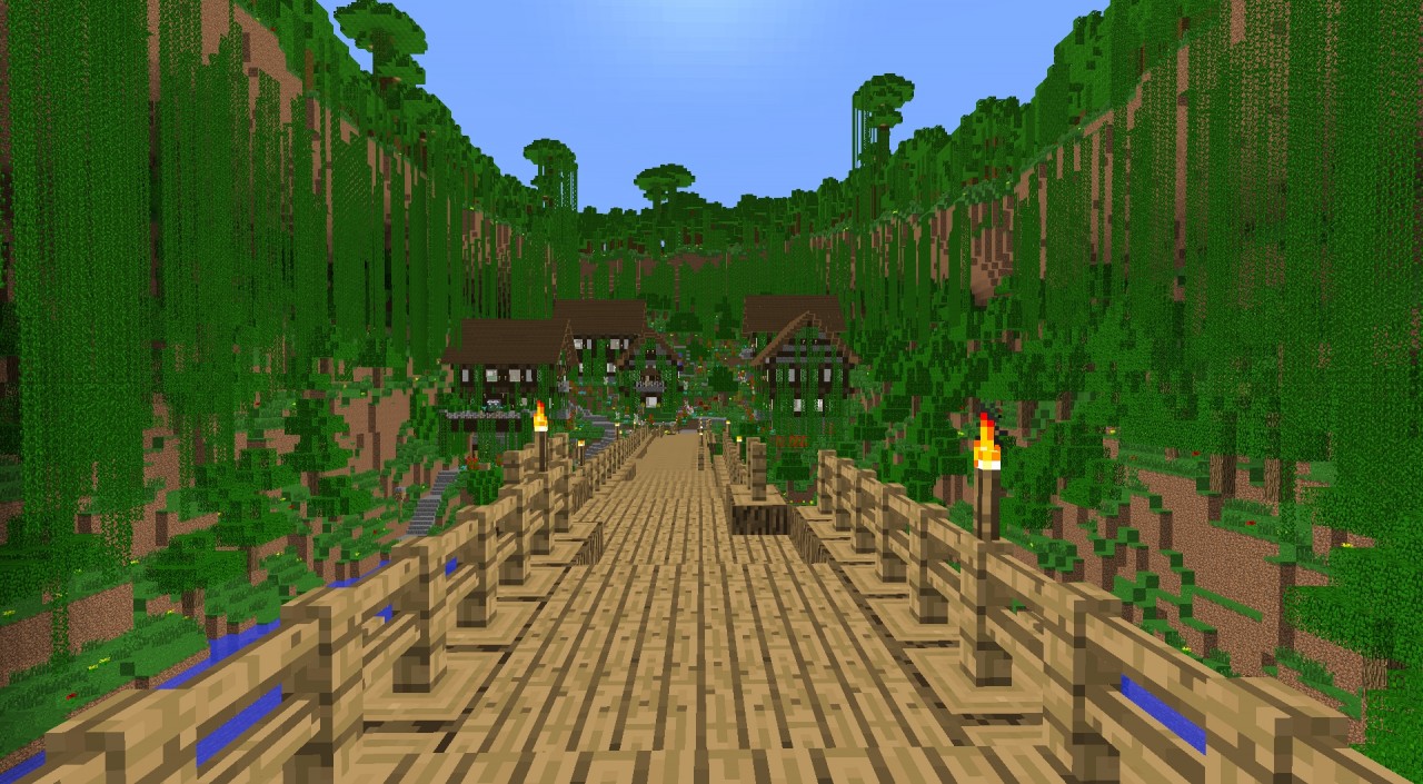 Small Custom Terrain! Minecraft Map