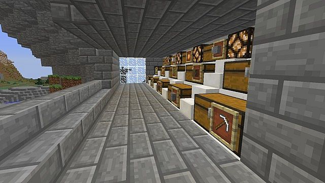 mountain base (survival world) Minecraft Map