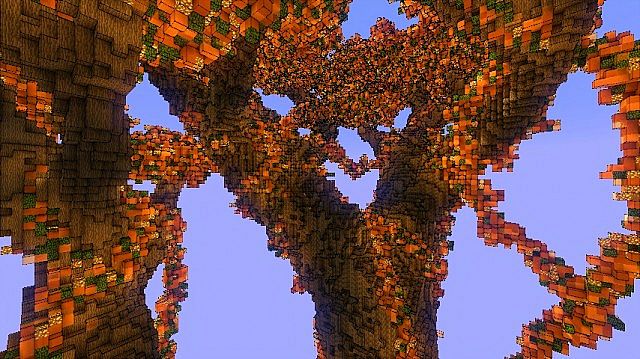 Autumn Tree Minecraft Map