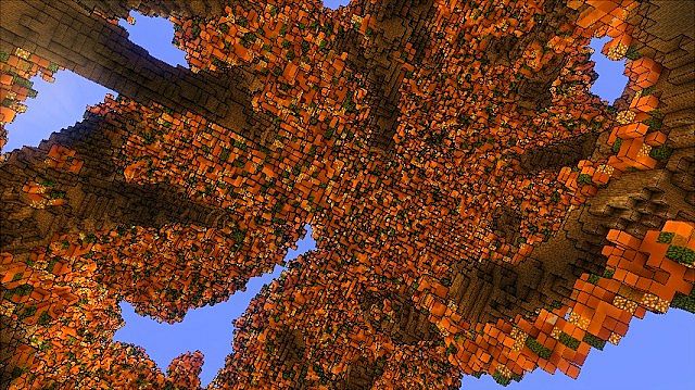Autumn Tree Minecraft Map