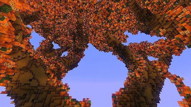 Autumn Tree Minecraft Map