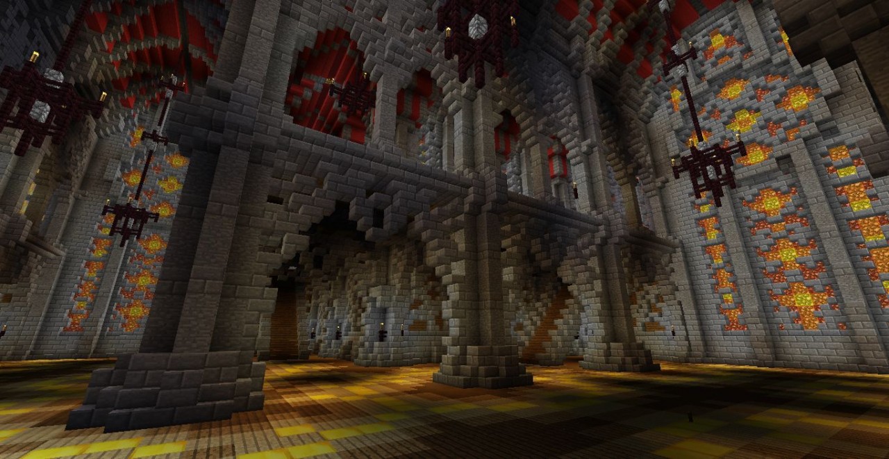 Quake Arena - Chartres Style Minecraft Map