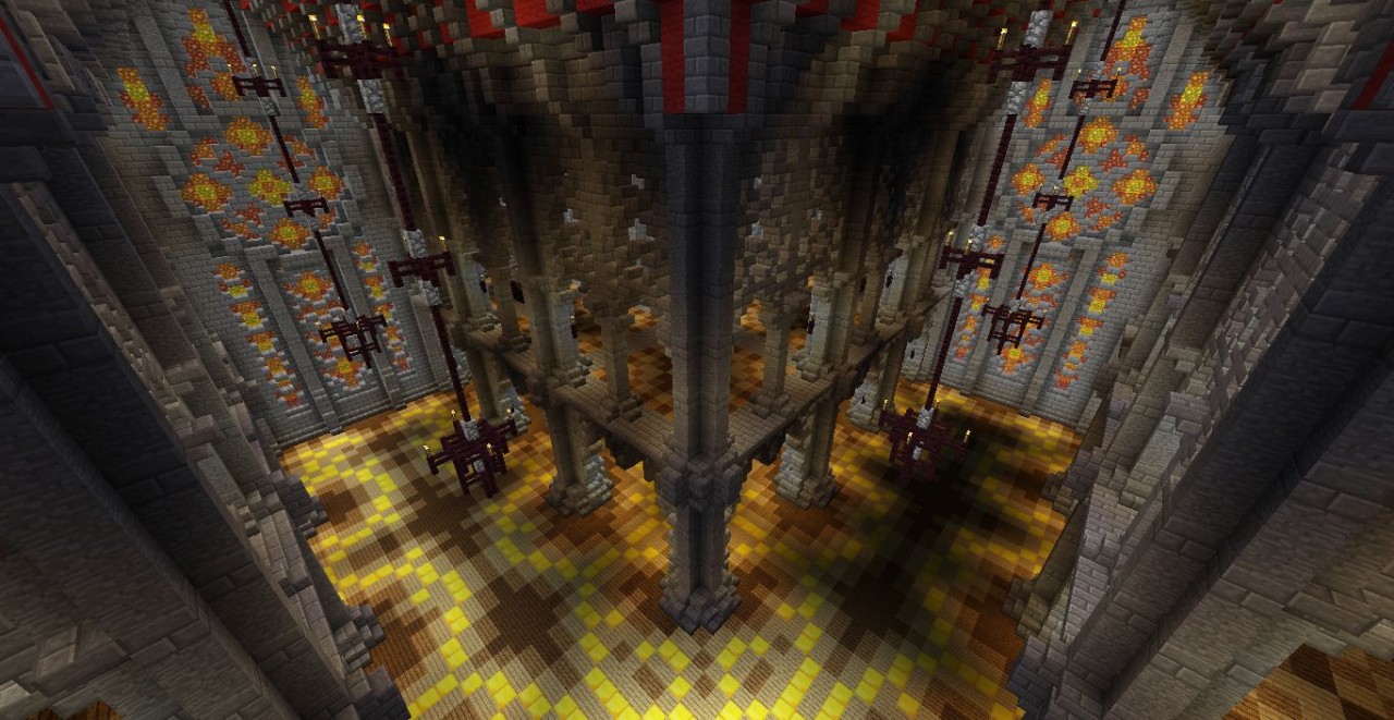 Quake Arena - Chartres Style Minecraft Map