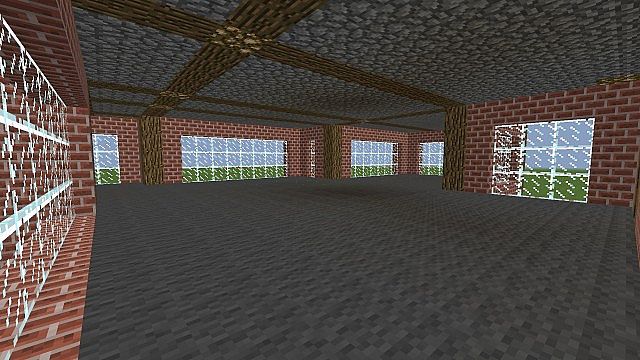 "Empty" Brick House Minecraft Map