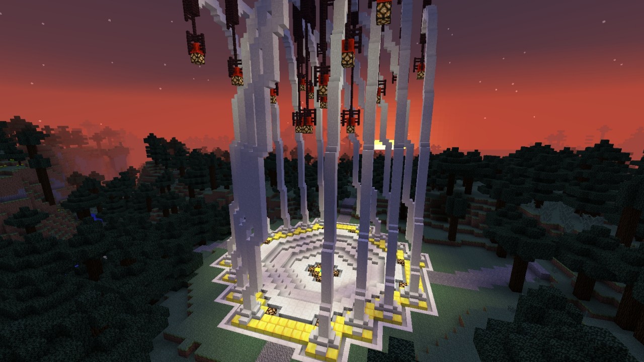Elegant Spawn Pad Minecraft Map