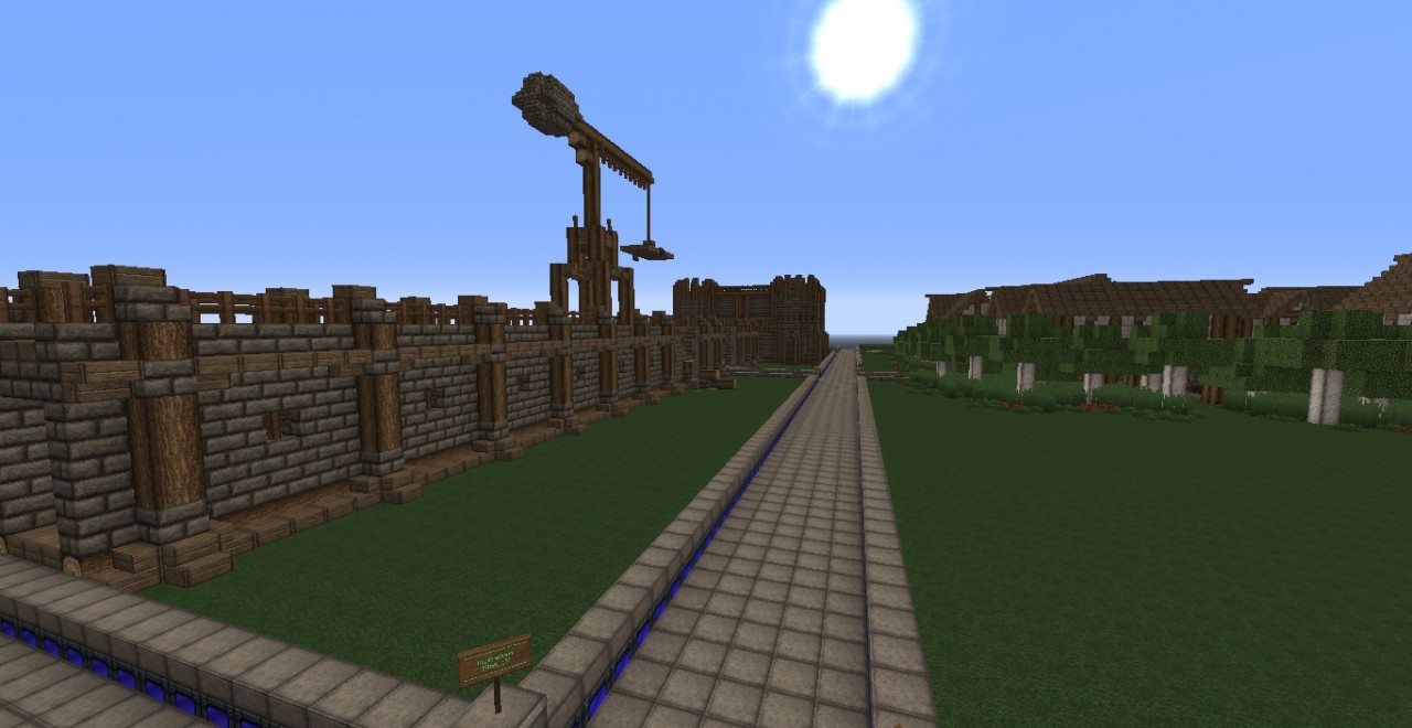 Server Medieval Village Minecraft Map