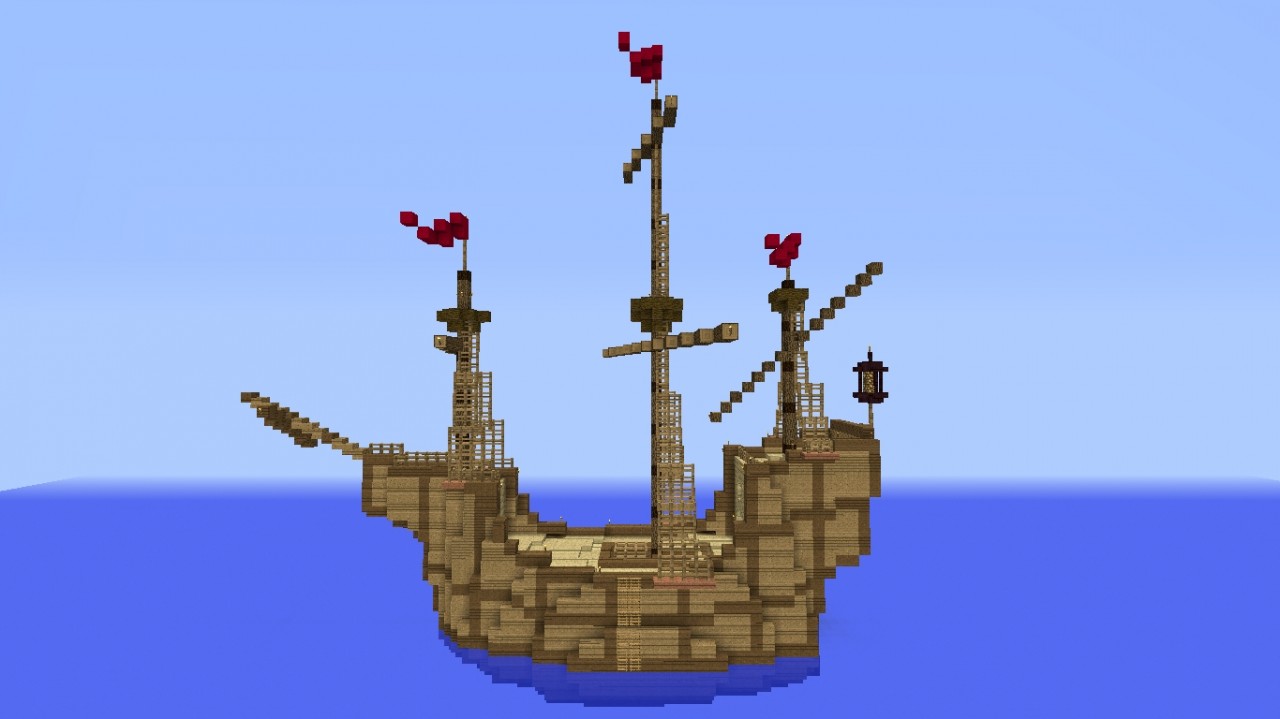 Small Carrack: Santa María Minecraft Map