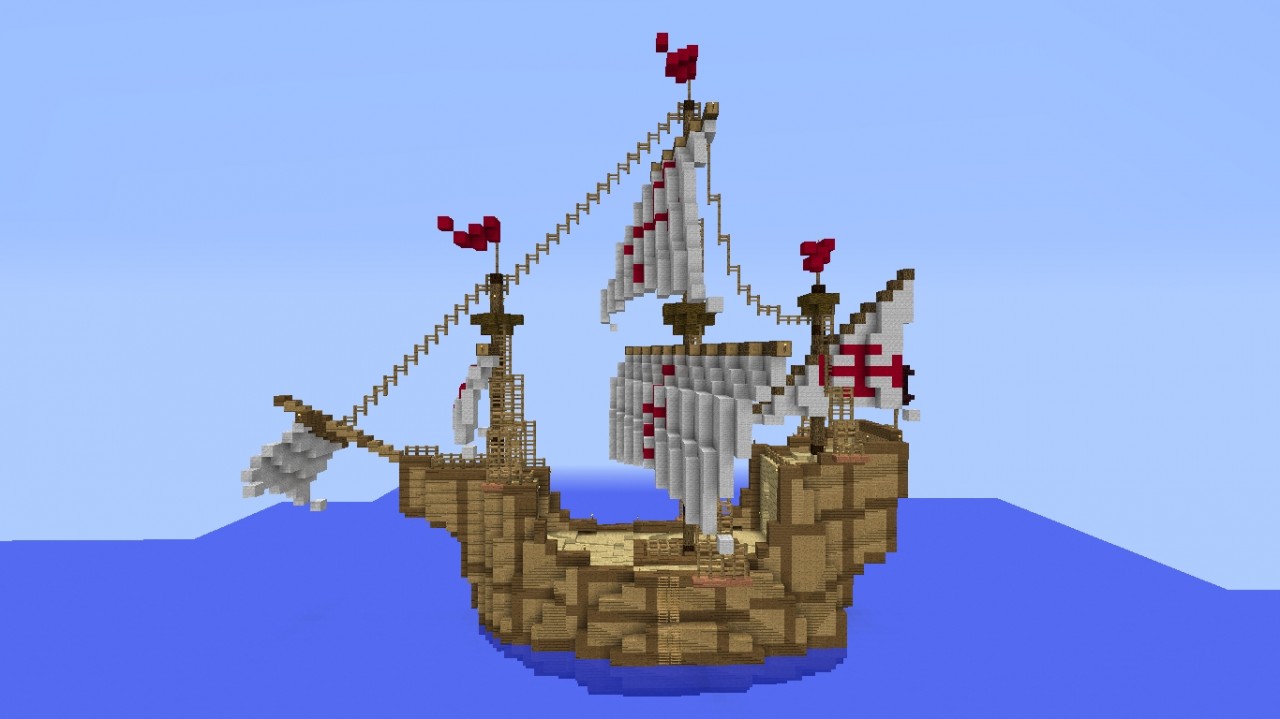 Small Carrack: Santa María Minecraft Map