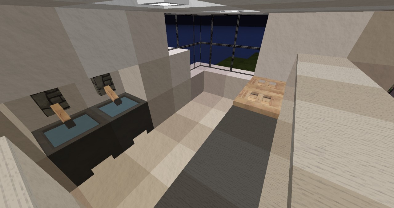 Minecraft modern island house Minecraft Map