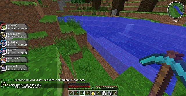 Magic Water in Pixelmon Minecraft Map