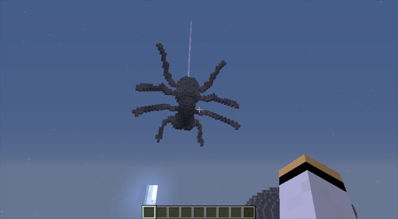Hanging spider Minecraft Map