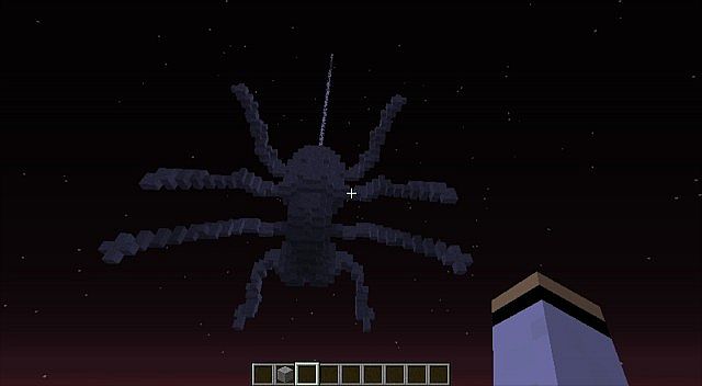 Hanging spider Minecraft Map