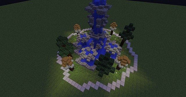 Minecraft Medieval Fountain Build Minecraft Map