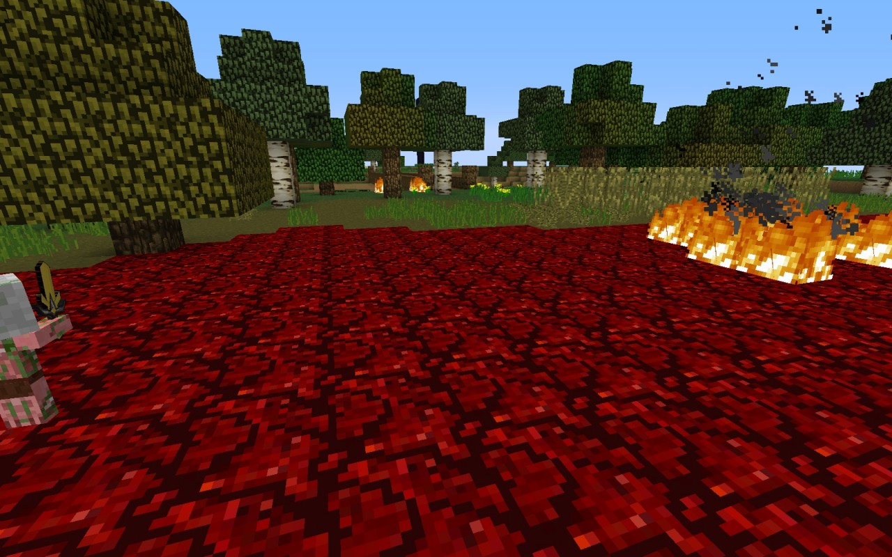 Double Dimension Survival Island Minecraft Map