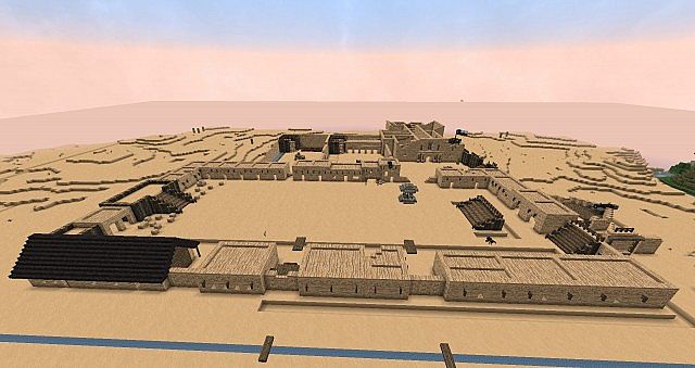 The Alamo (Mission San Antonio) Minecraft Map
