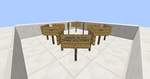 7-level Bow Spleef Minecraft Map