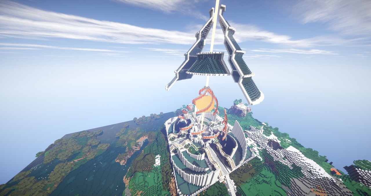 Quartz Temple Grounds Minecraft Map