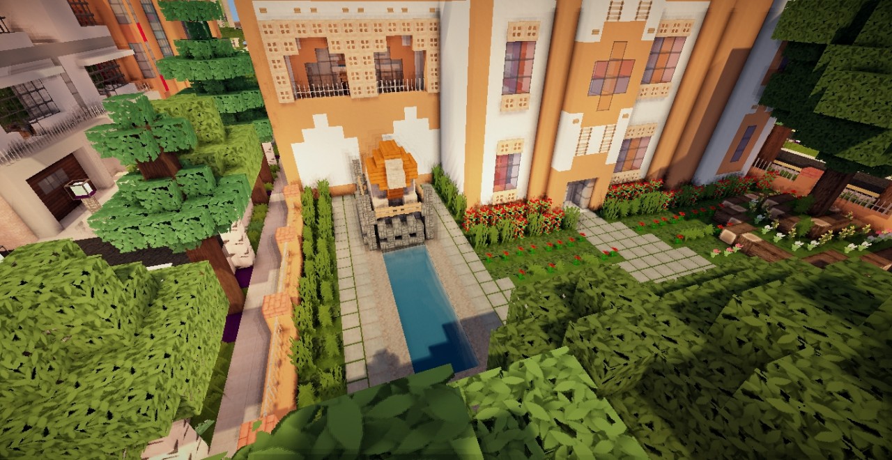 Spanish Neocolonial House Minecraft Map
