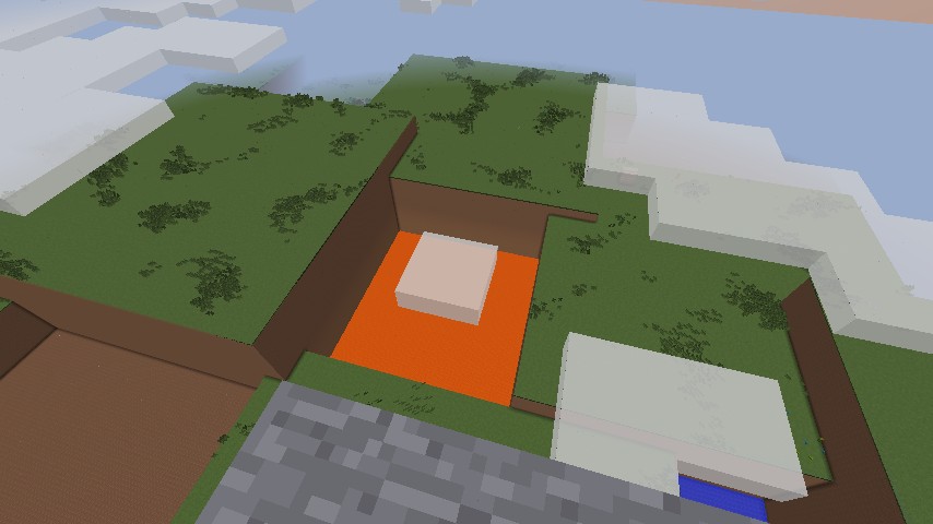 square lands Minecraft Map