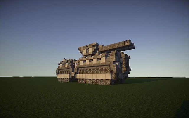 Steampunk Heavy Battle Tank Minecraft Map