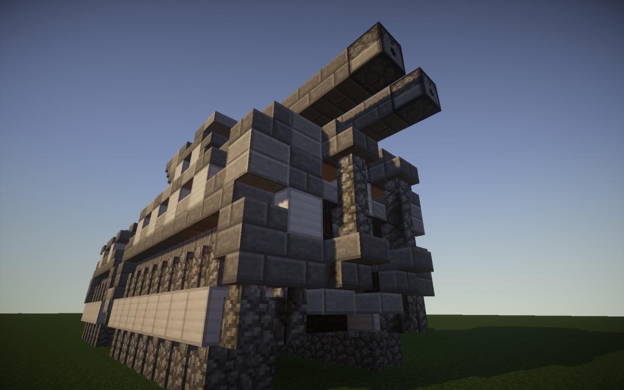 Steampunk Heavy Battle Tank Minecraft Map