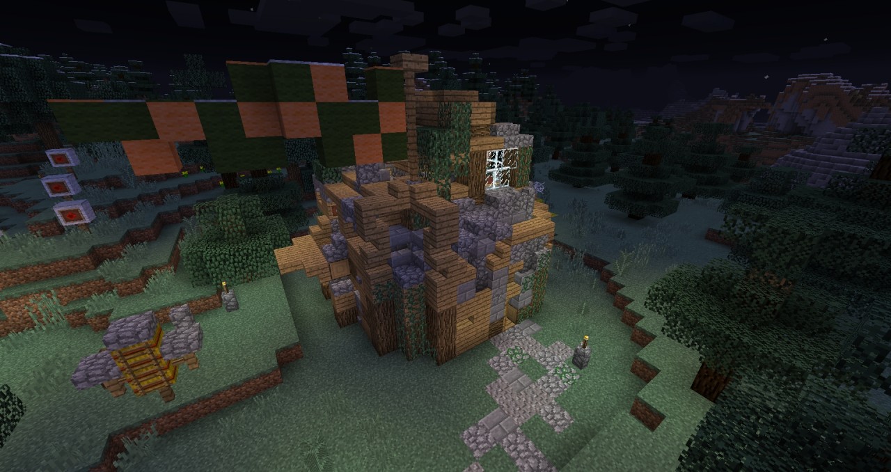 Wilderness Hunting/Survival House Minecraft Map