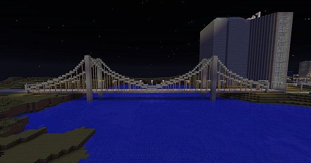 Suspension Bridge-Downfall Bridge Minecraft Map
