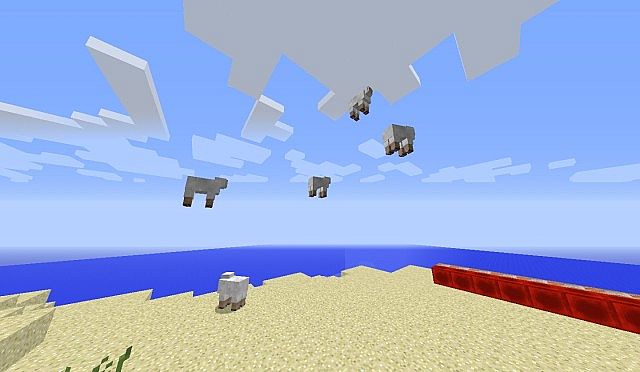 Flying sheep [1.8+] Minecraft Map