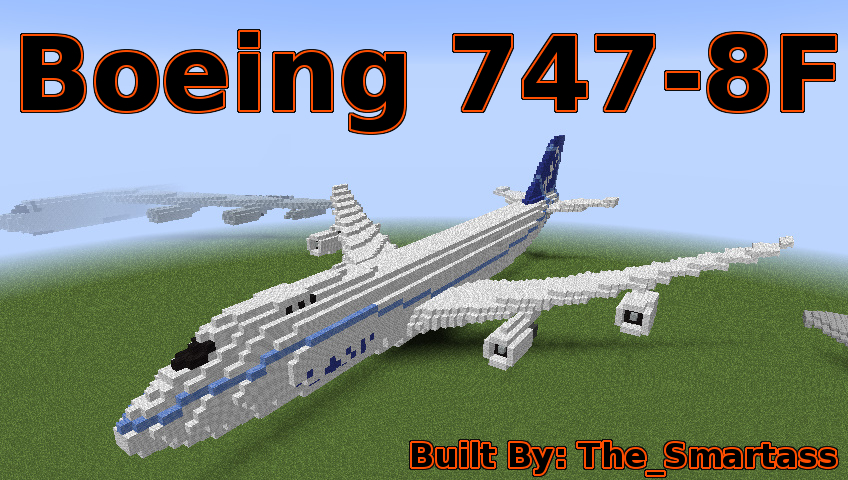 Boeing 747-8F [V2] Minecraft Map