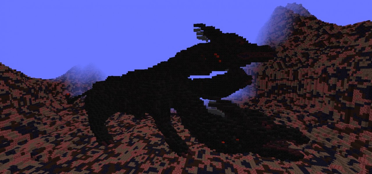 Underworld - hell hound/dragon Minecraft Map