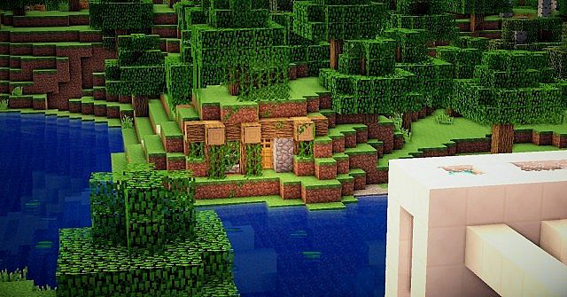 Modern House w/ Small Adventure Minecraft Map