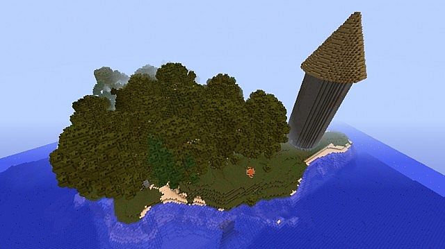 Survival on Mystery Island Minecraft Map