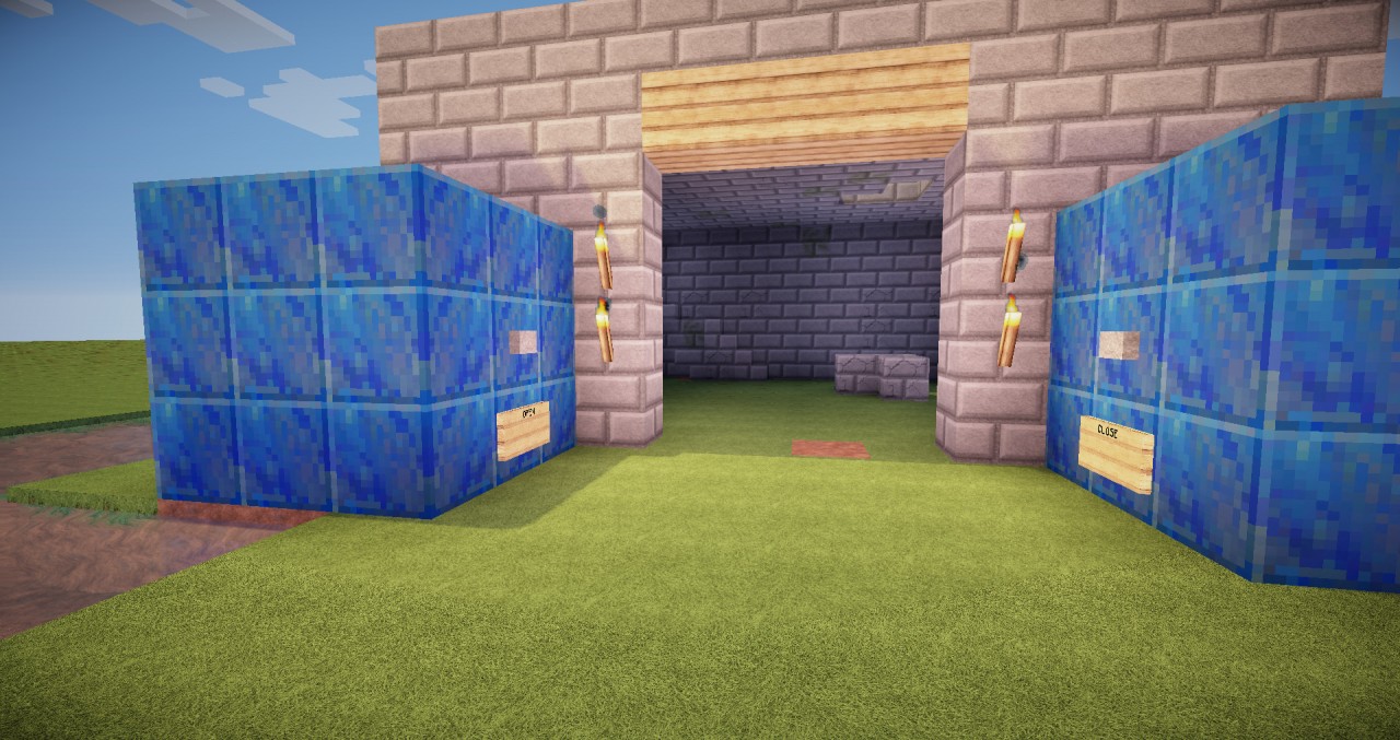 Automatic Gate Minecraft Map