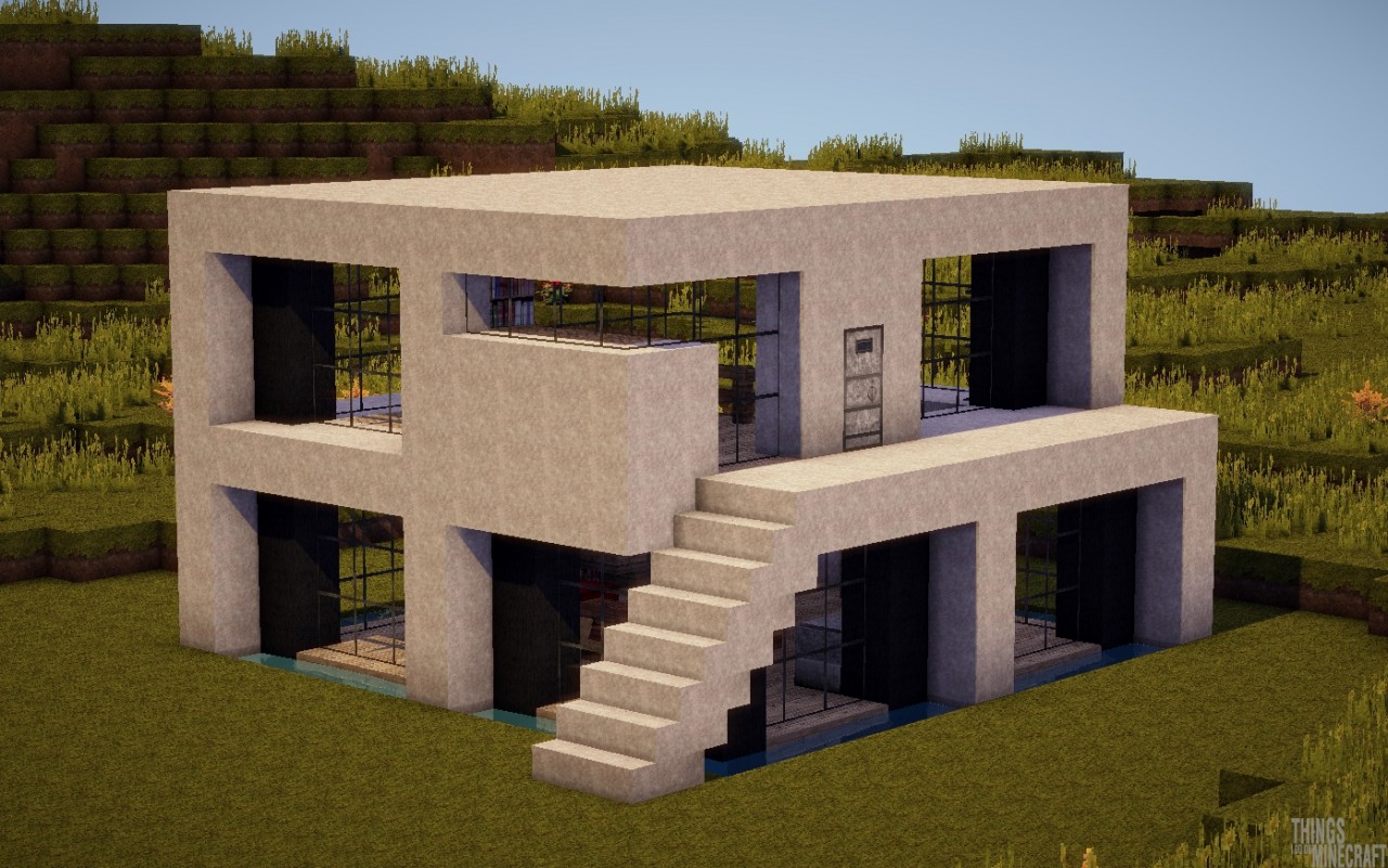 Simple Modern House Minecraft Map