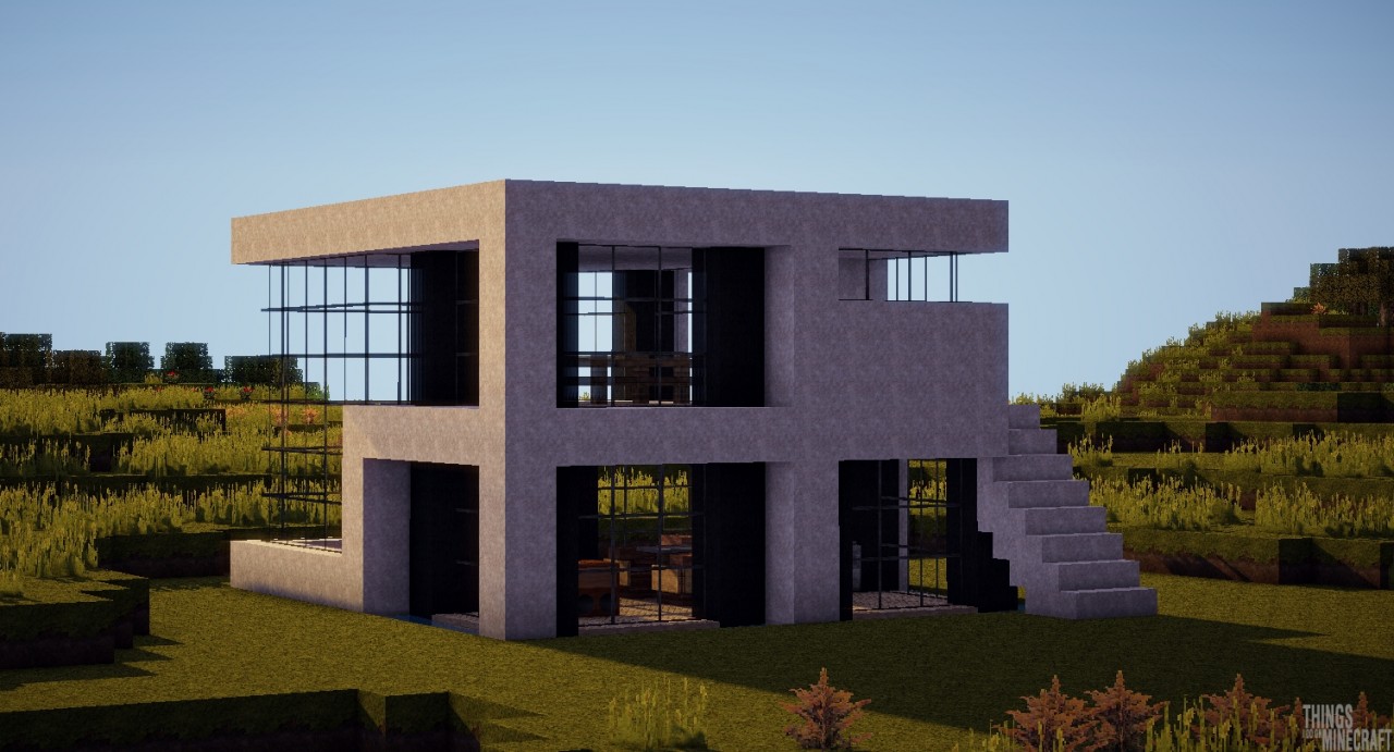 Simple Modern House Minecraft Map