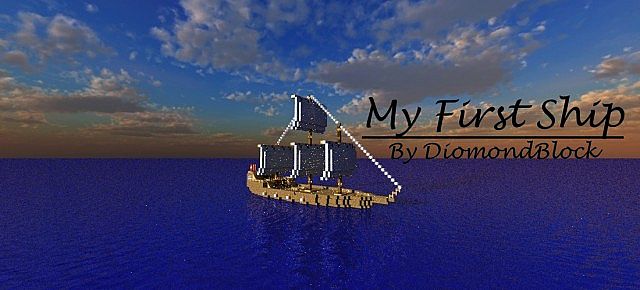 My First Ship I Ever Made Minecraft Map