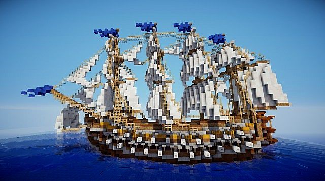 The Collywobbles - Napoleonic ship Minecraft Map