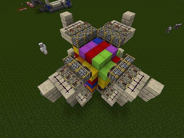 red stone rubix cube Minecraft Map