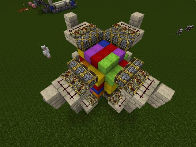 red stone rubix cube Minecraft Map