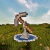 Giant Pickaxe Statue Minecraft Map