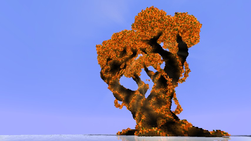 Autumn Tree Minecraft Map