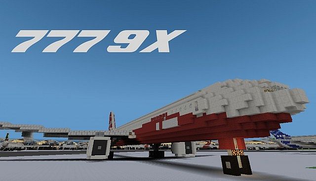 Boeing 777 9X (Dreamliner) Minecraft Map