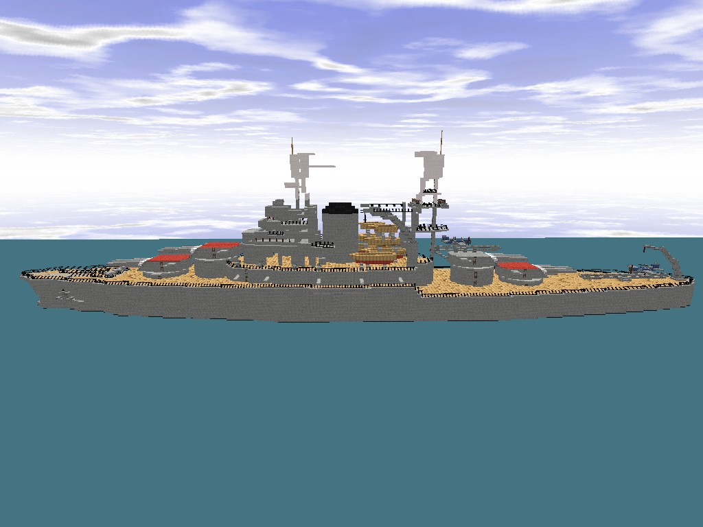 USS Arizona BB-39 Minecraft Map