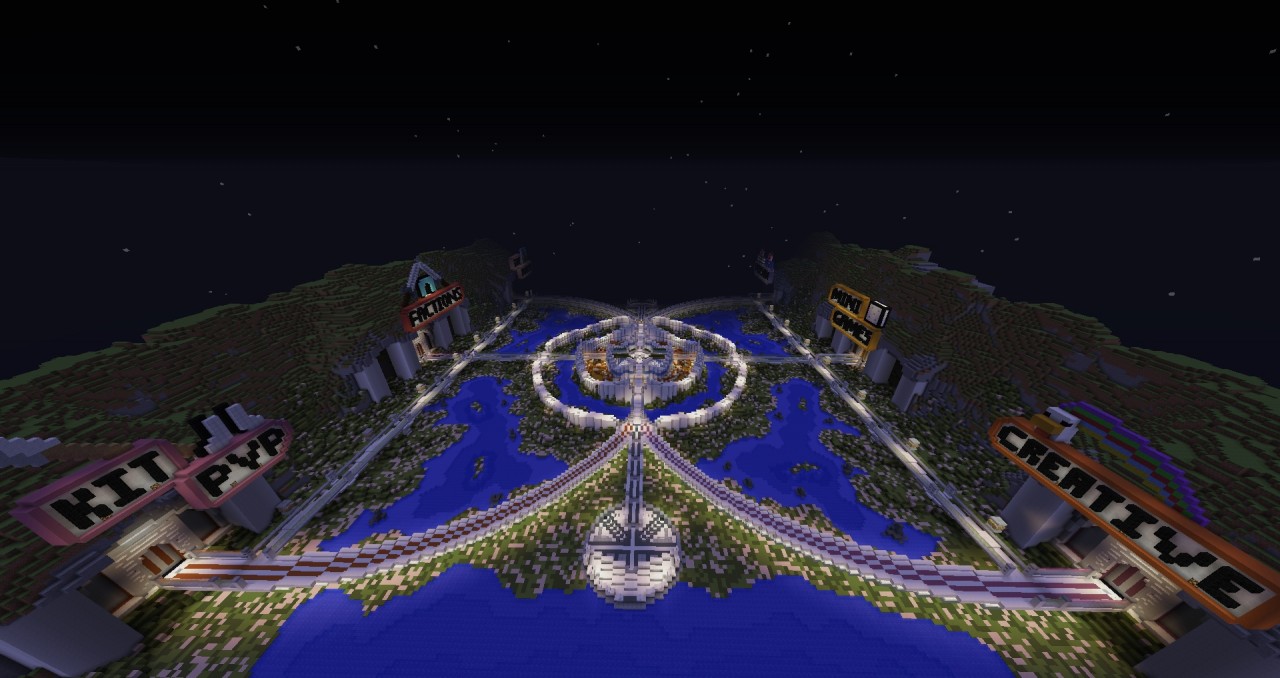 Server hub Minecraft Map