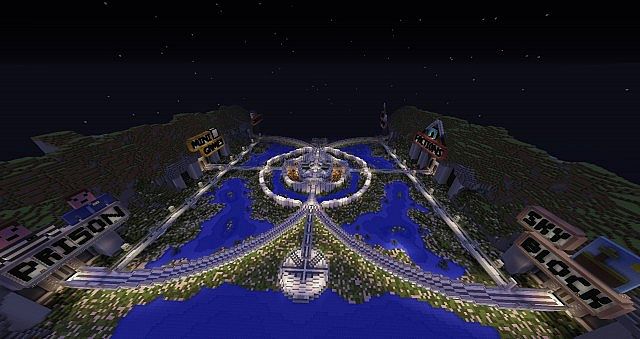 Server hub Minecraft Map