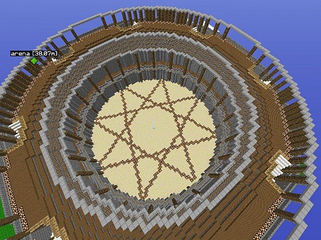PvP Arena in a Server Minecraft Map
